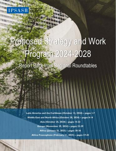 Strategy and Work Program 2024-2028: Consultation | IPSASB
